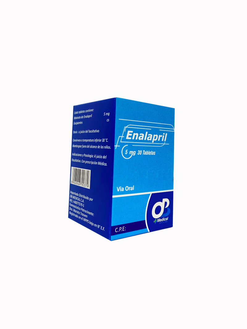 ENALAPRIL 5 mg x 30 TAB | OBMedical