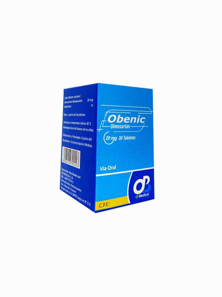 OBENIC 20mg OLMESARTAN X 30 TAB | OBMedical