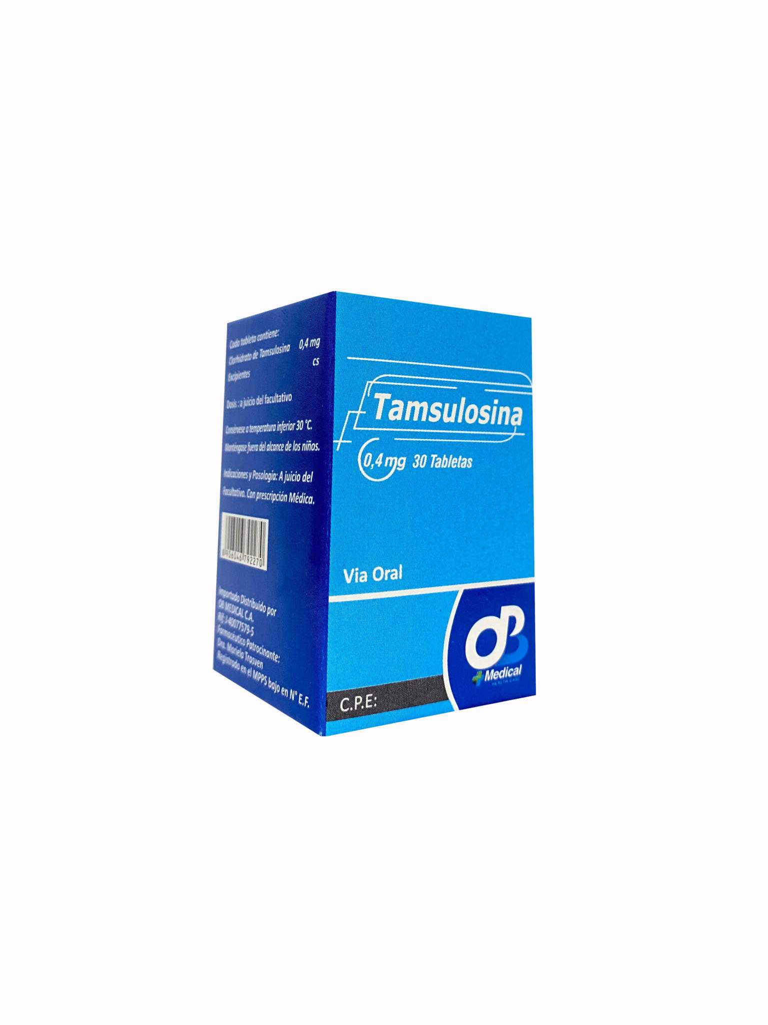 TAMSULOSINA 0,4 mg 30 TAB | OBMedical